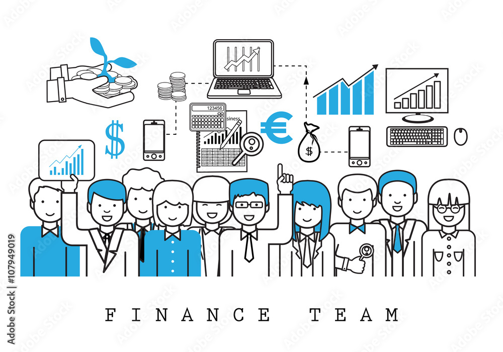 Finance Background Vector