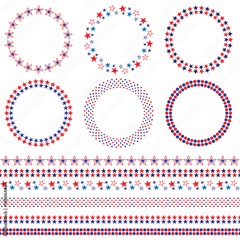 Blue Circle Frame Clip Art