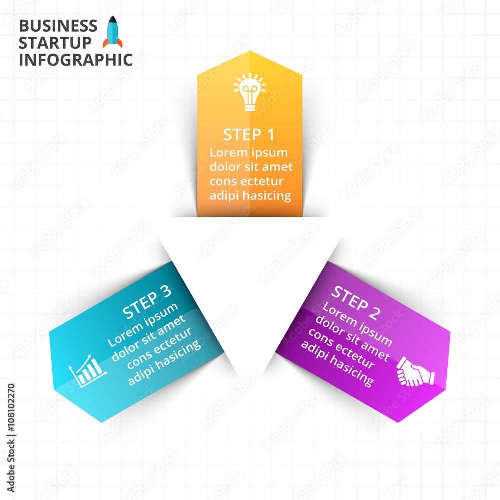 Vector circle arrows infographic, diagram, graph, presentation, chart ...