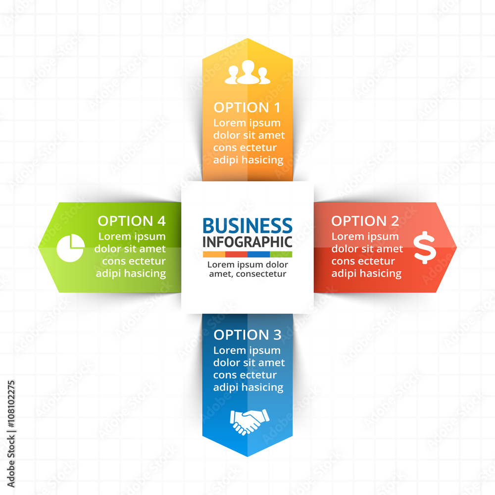 Vector circle arrows infographic, diagram, graph, presentation, chart ...