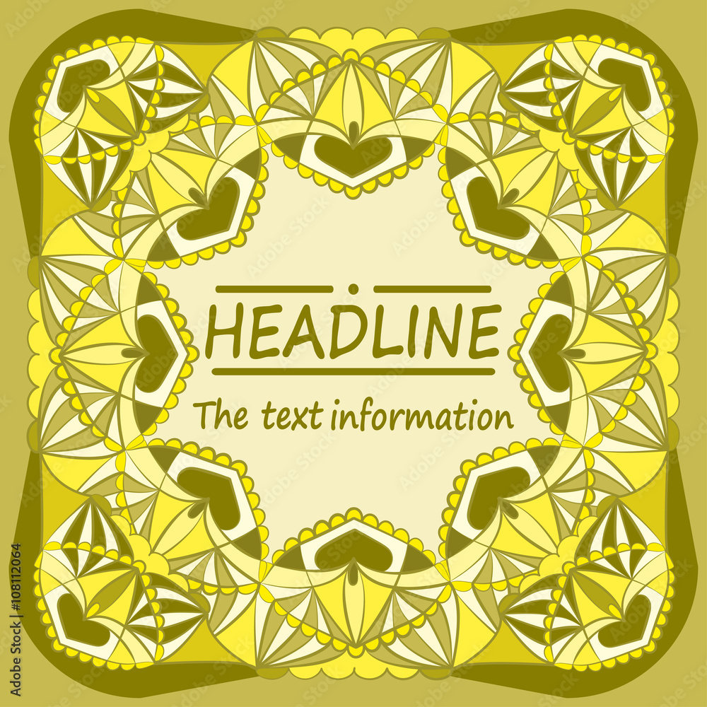 Vintage Indian Postcard Template