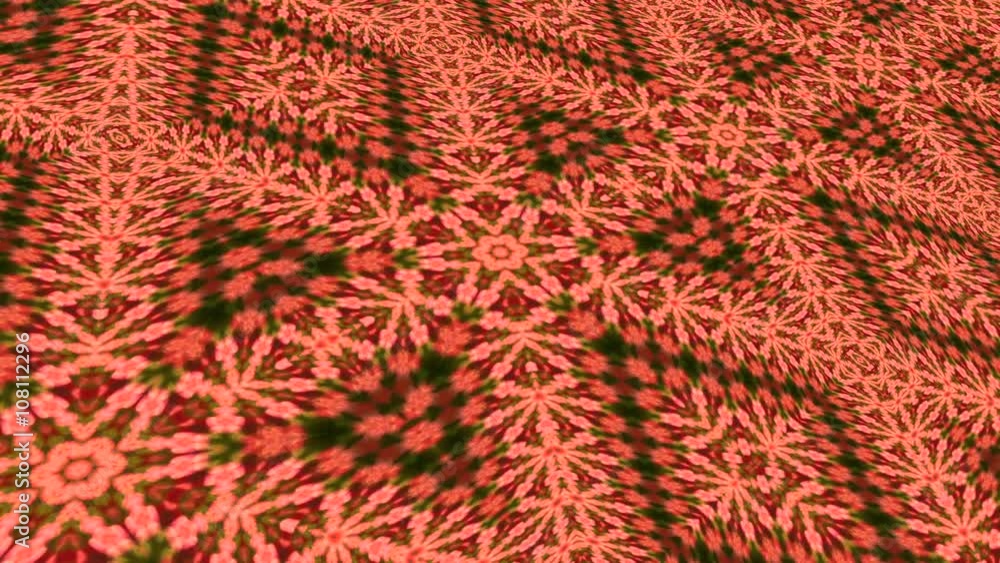 Wonderful abstract kaleidoscopic scaly pattern with row ultra complex ...