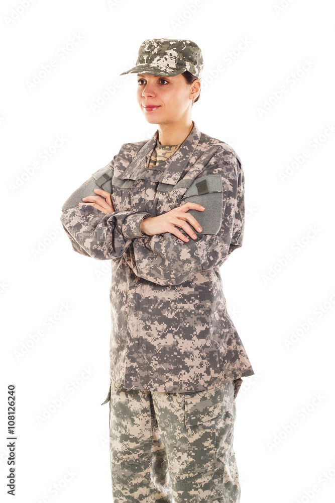 Soldier in the military uniform Stock Photo | Adobe Stock