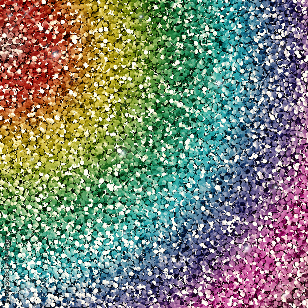 rainbow glitter background Stock Photo | Adobe Stock