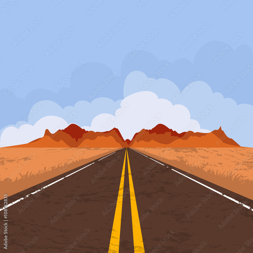 Street Road Vector