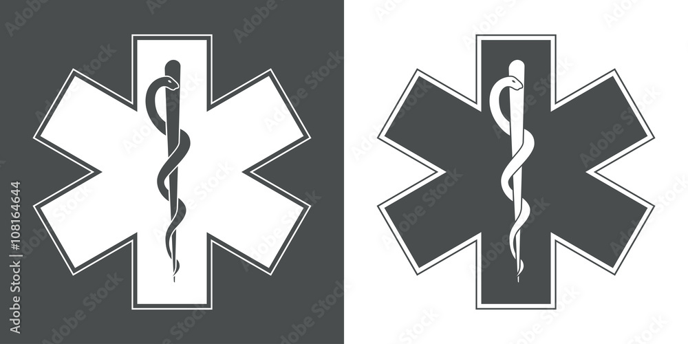 Icono plano simbolo medicina #1 vector de Stock | Adobe Stock