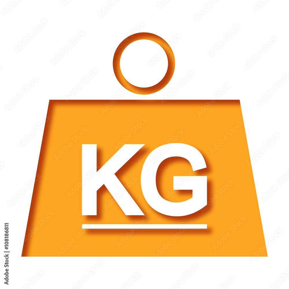 Logo poids. Stock Vector | Adobe Stock