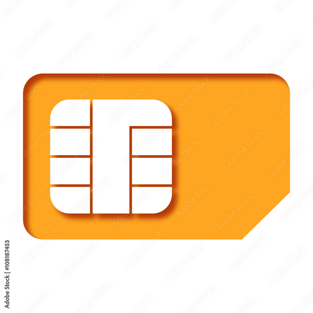 Logo puce téléphonique. Stock Vector | Adobe Stock