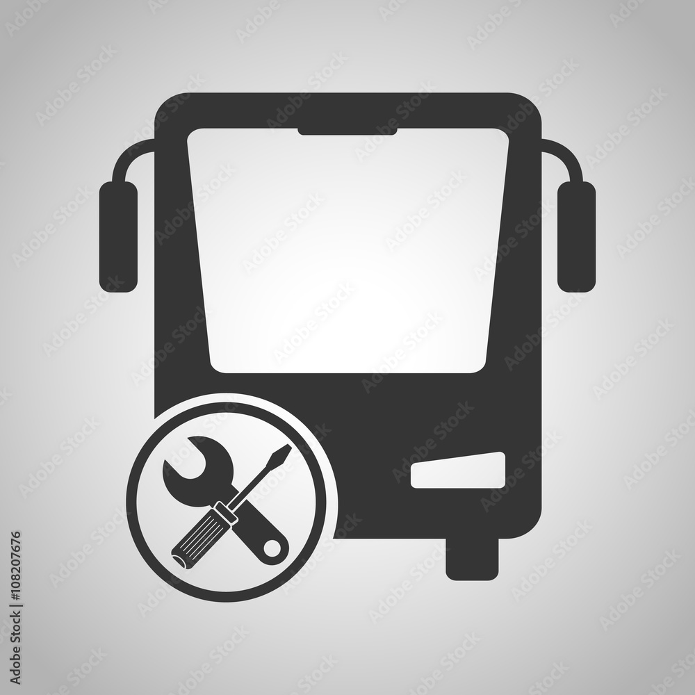Bus Repair Service Icon Stock Vector Adobe Stock Bus Repair Service Icon Stock Vector Adobe Stock