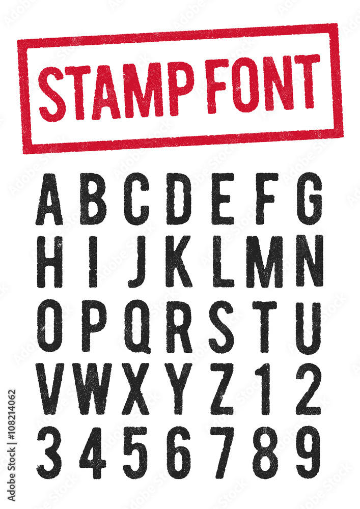 Typographie tampon Stock Vector | Adobe Stock