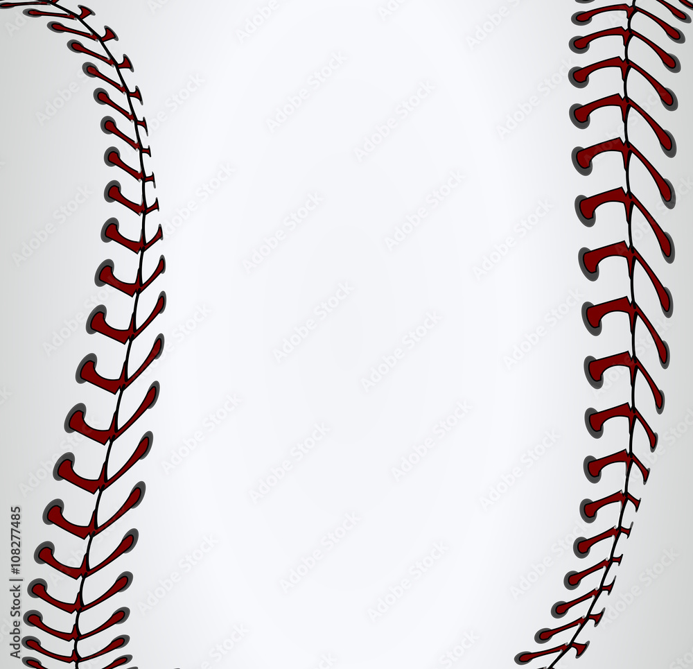 background baseball laces Stock Vector | Adobe Stock