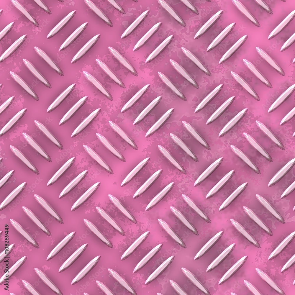 old pink diamond metal plate seamless pattern texture background Stock ...
