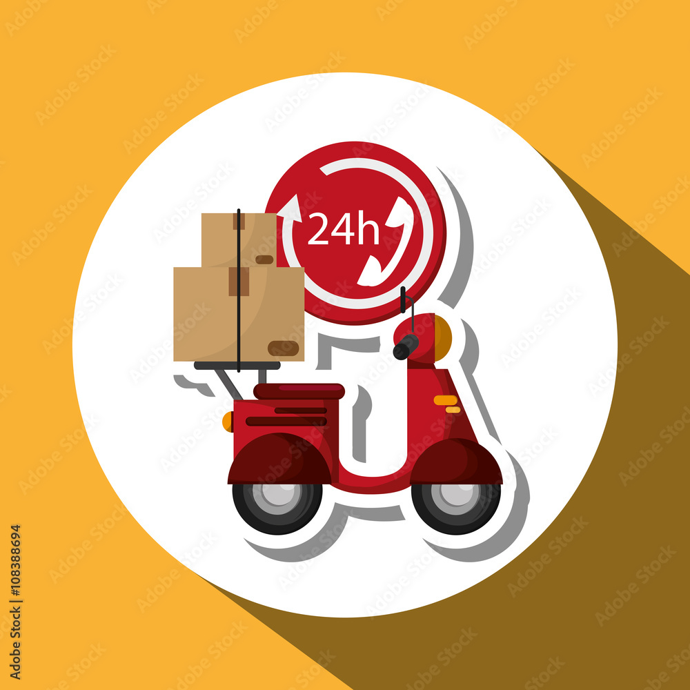 Graphic design of delivery , editable vecctor Stock Vector | Adobe Stock