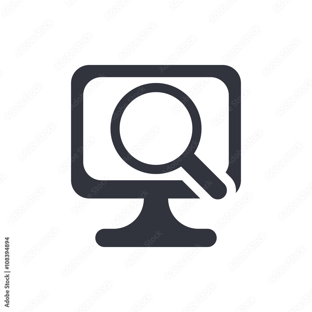 computer scan icon, computer scan symbol, computer scan vector ...