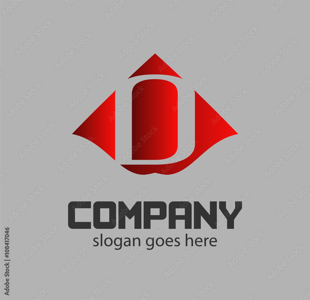 Sign the letter D Branding Identity Corporate vector logo design ...