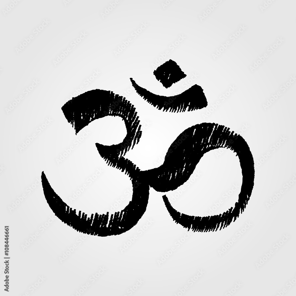 om sign and symbol Stock Vector | Adobe Stock