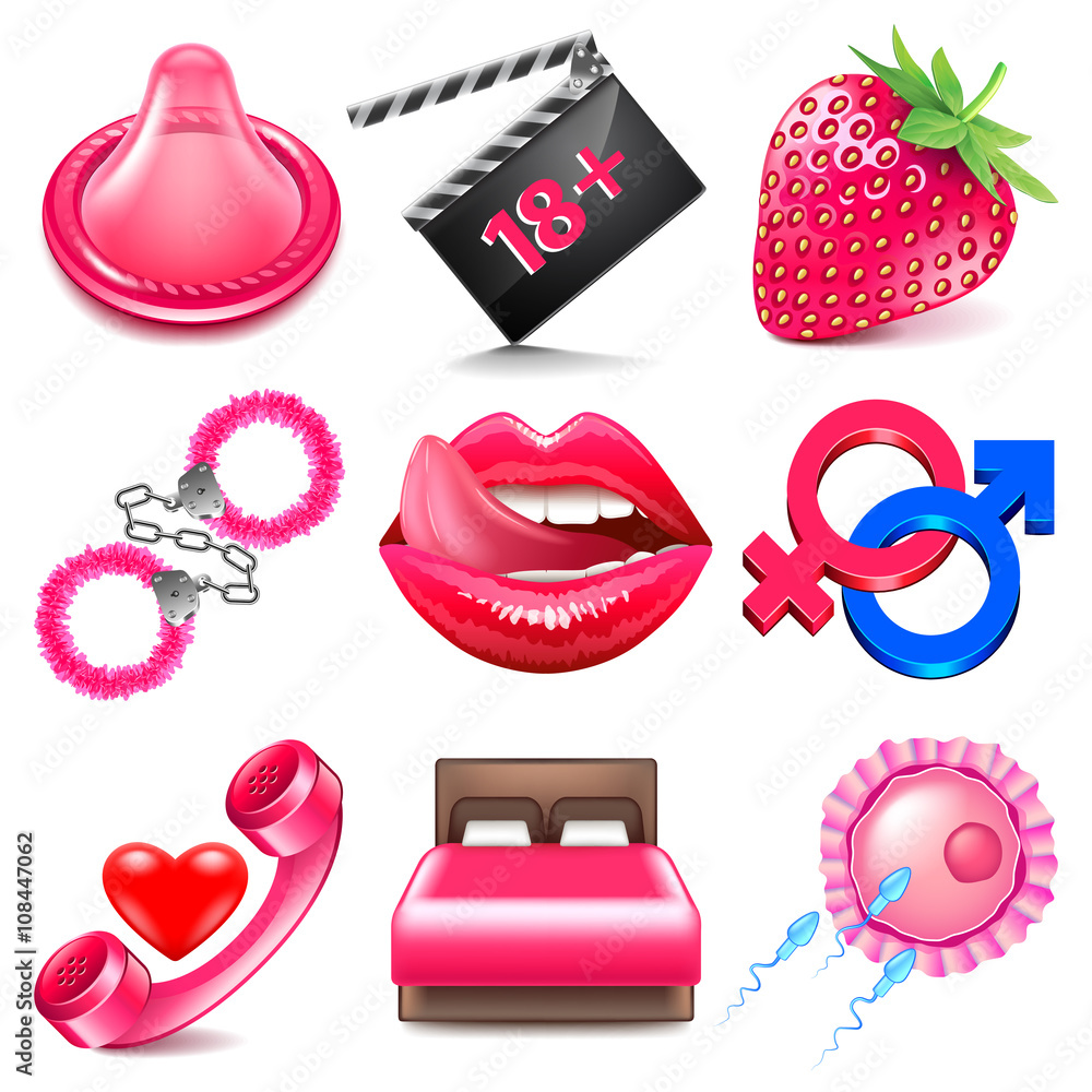 Sex Icons Vector Set Stock 벡터 Adobe Stock