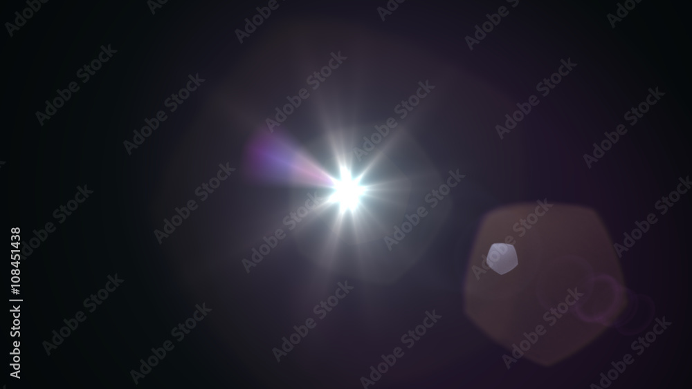 Lens flare 8K Stock Illustration | Adobe Stock