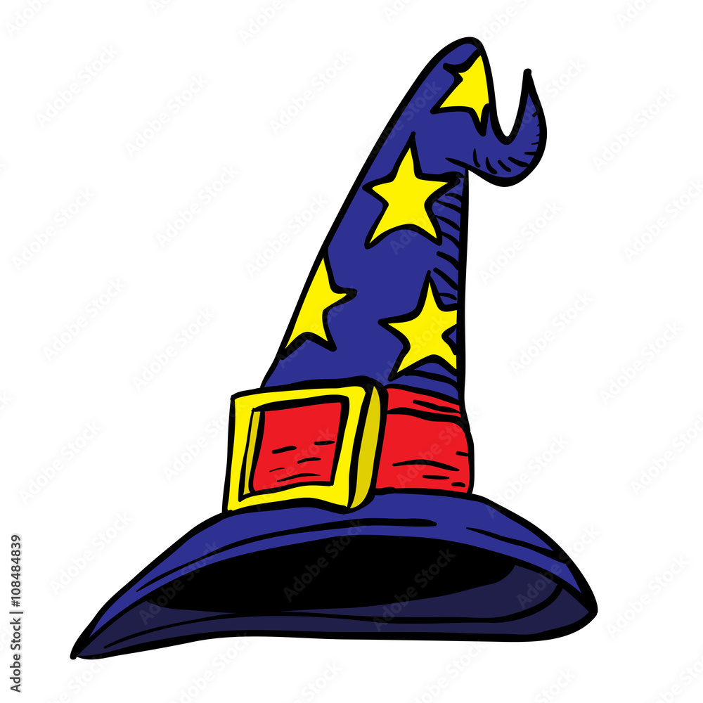 wizard hat Stock Vector | Adobe Stock