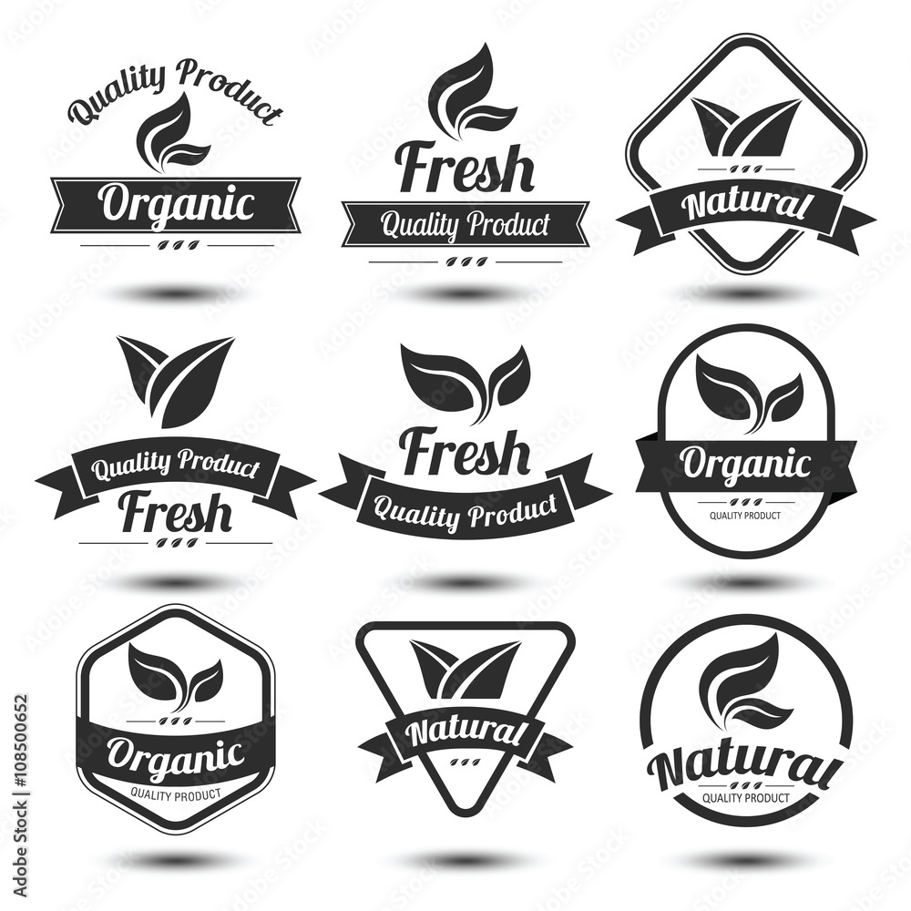 Nature label Stock Vector | Adobe Stock