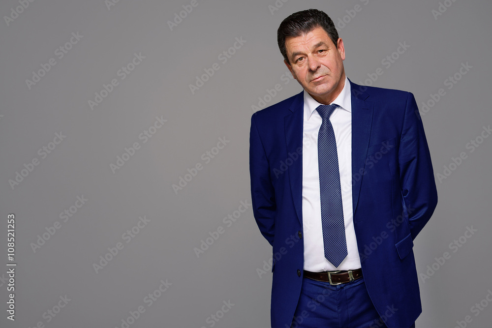 Middle Aged Man In Suit