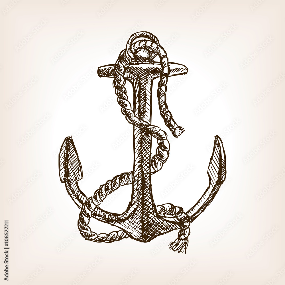 Anchor Rope Drawing