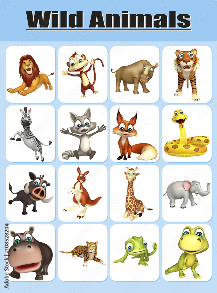 Types Of Animals Chart