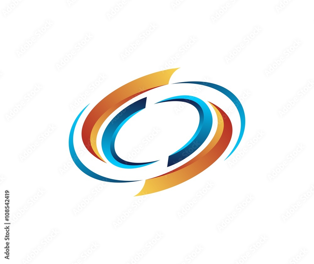 Spiral logo Stock Vector | Adobe Stock