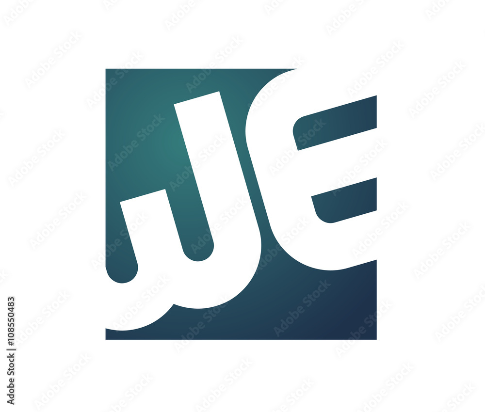 WE Initial Logo for your startup venture Stock Vector | Adobe Stock