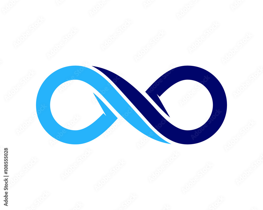 Infinity Logo Stock Vector | Adobe Stock