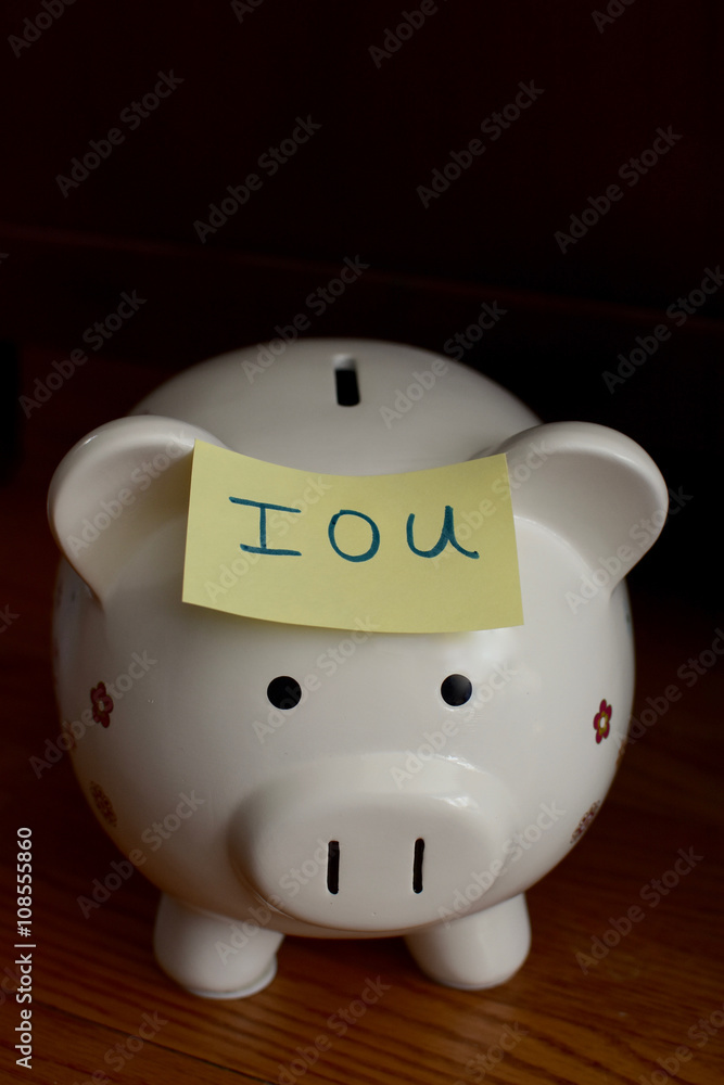 Iou Piggy Bank