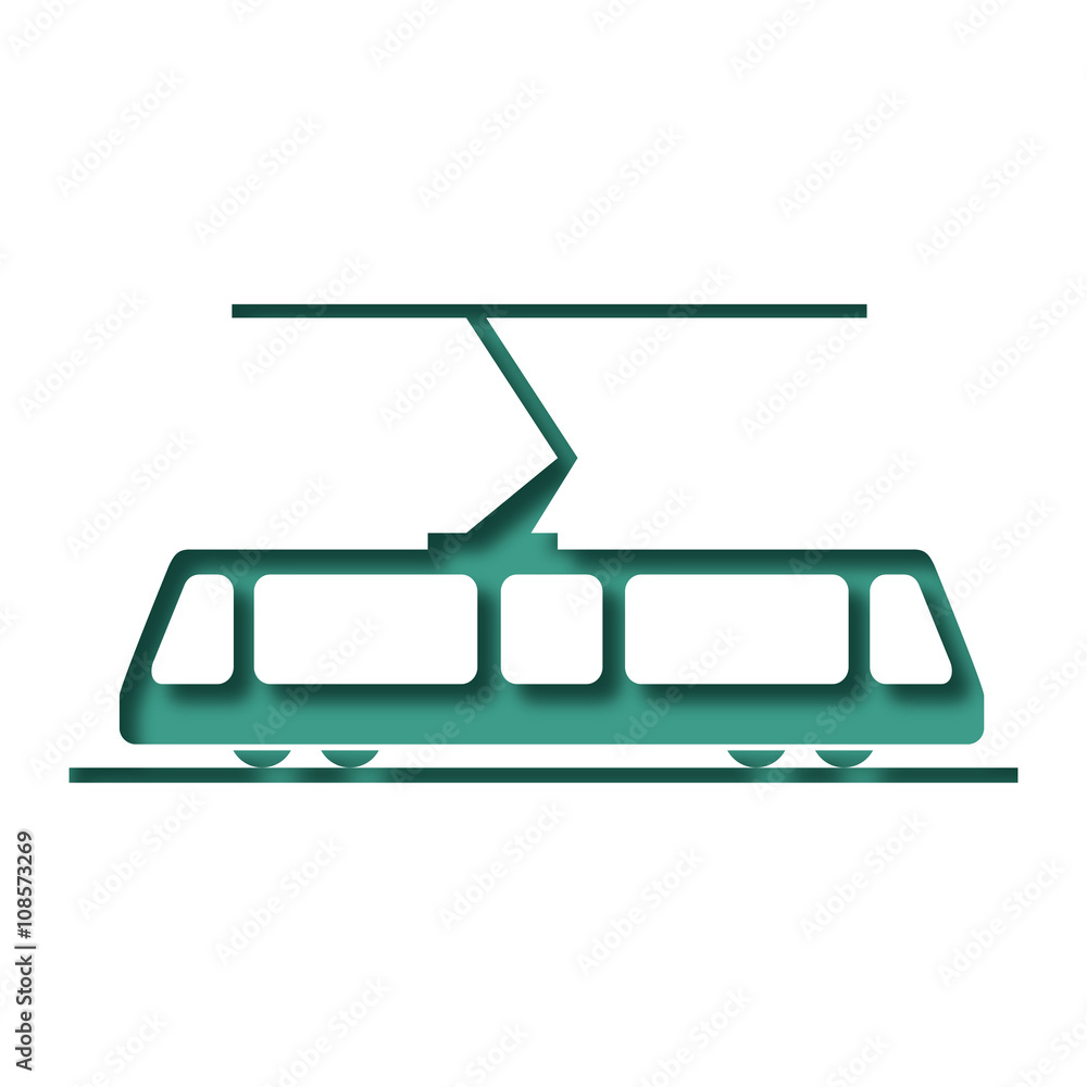 Logo tramway. Tram. Stock Vector | Adobe Stock