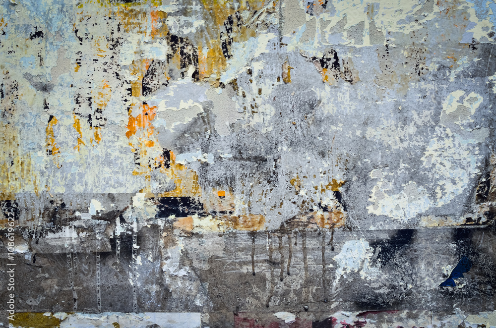 Old wall with cracked paint. texture and background Stock Photo | Adobe ...