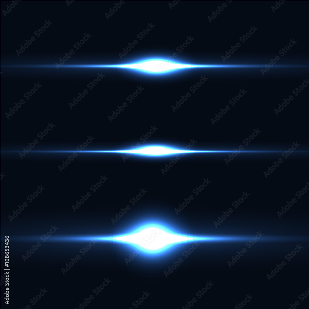 Collection of realistic light glare, highlight. Collection of beautiful ...