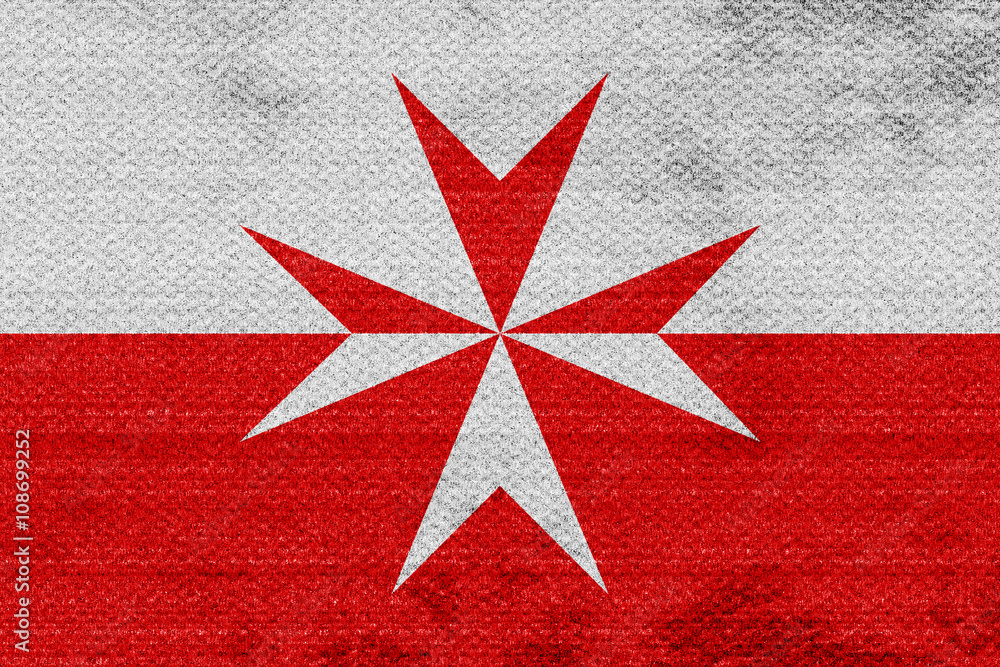 Malta knights flag Stock Illustration | Adobe Stock