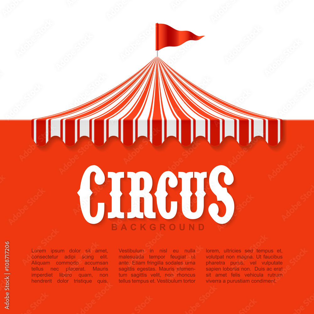 Circus poster background Stock Vector | Adobe Stock