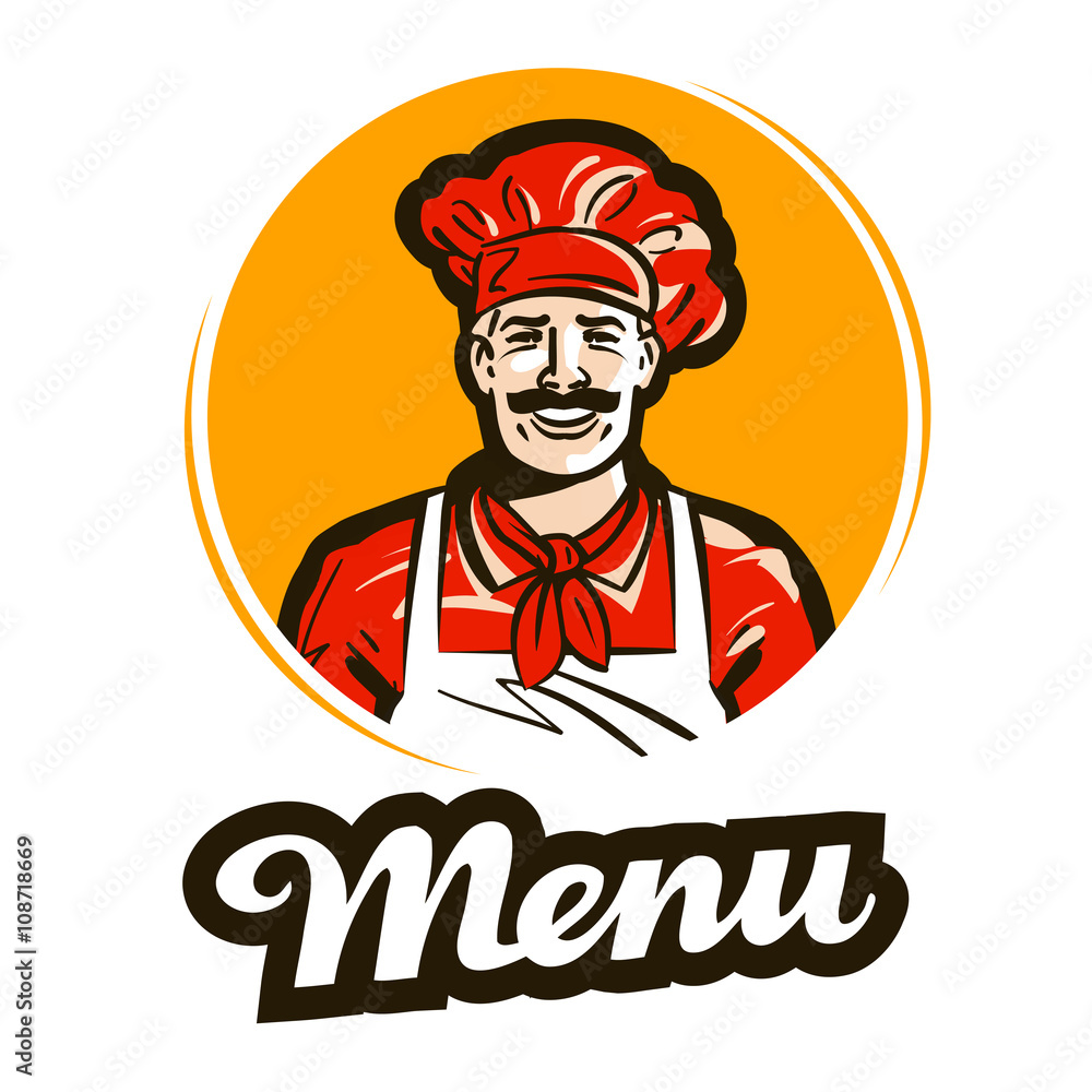 menu vector logo. restaurant, cafe, cook, chef icon Stock Vector ... menu vector logo. restaurant, cafe, cook, chef icon Stock Vector ...