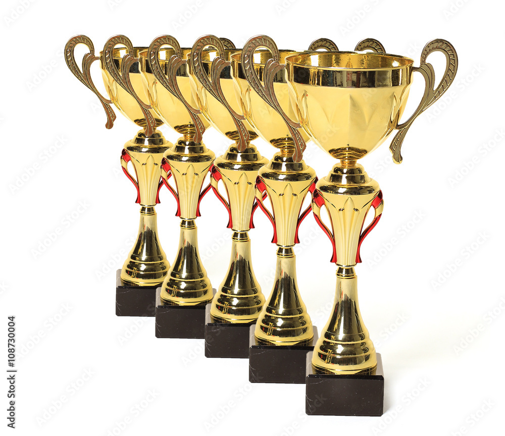 Gold cups Stock Photo | Adobe Stock