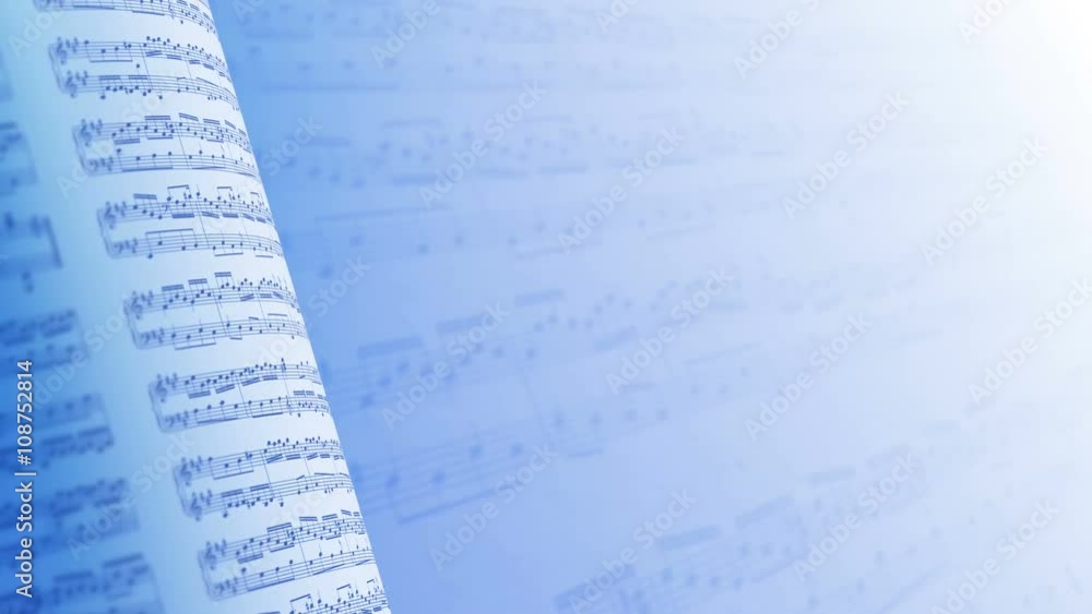 Abstract Background With The Music Book. Music Sheets. Musical notes ...