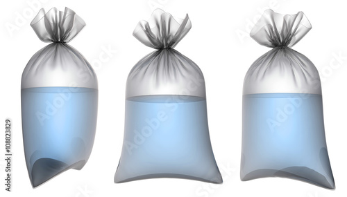 Ziplock Bag With Water