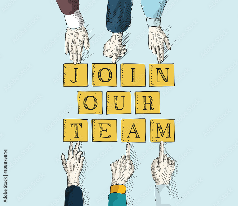 JOIN OUR TEAM Stock Vector | Adobe Stock