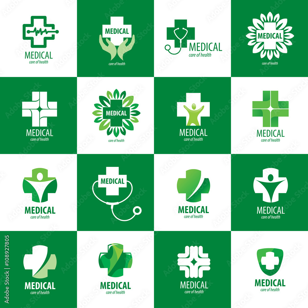 vector logo medical Stock Vector | Adobe Stock