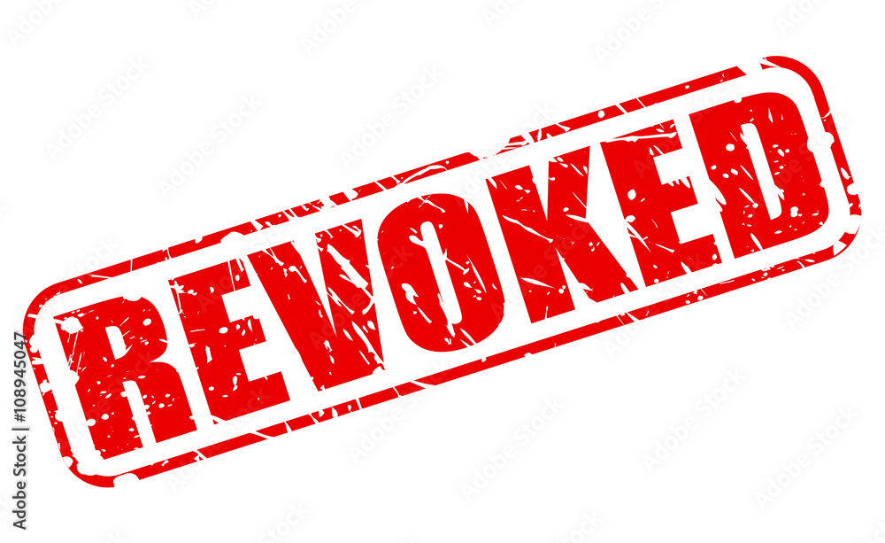 REVOKED red stamp text Stock Vector | Adobe Stock