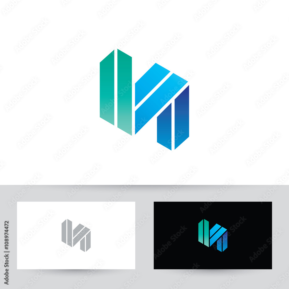 N Logo Stock Vector | Adobe Stock