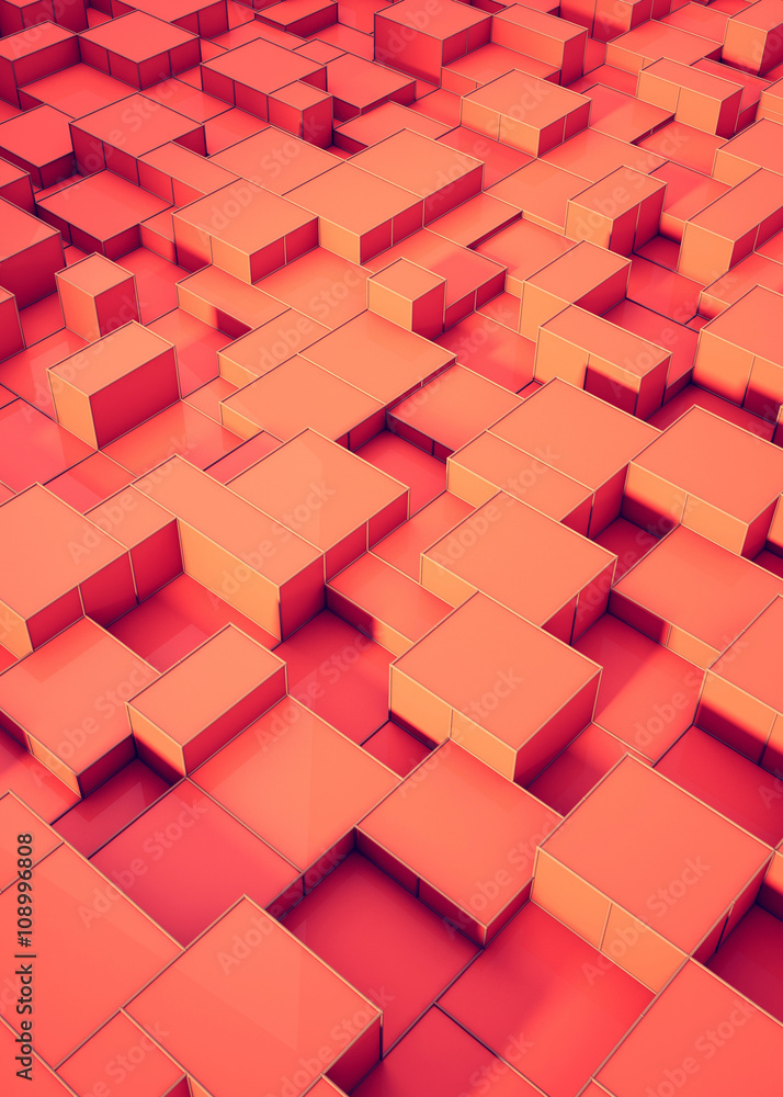 Square box shape pattern according to the size and proportion of the ...