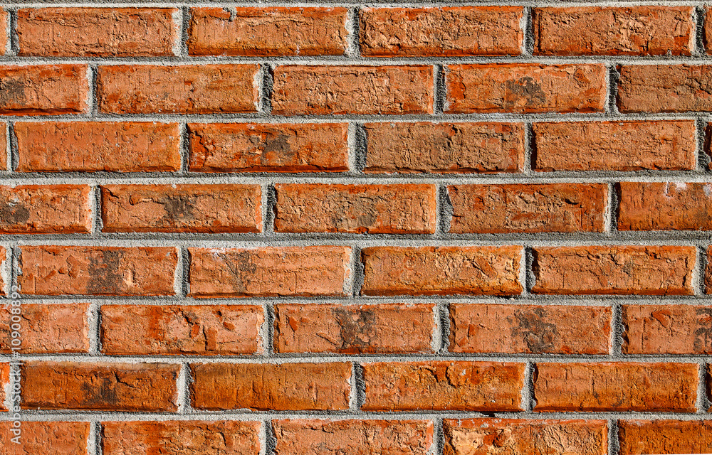 Brown Rust Brick Wallpaper: Picture of an exterior brick wall for ...