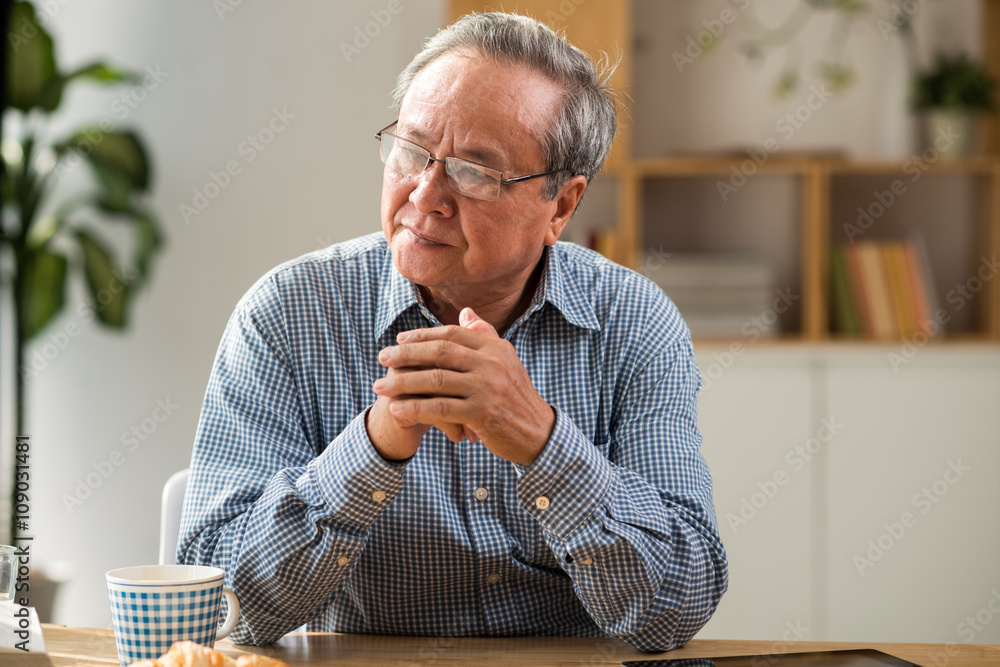 Contemplating man Stock Photo | Adobe Stock