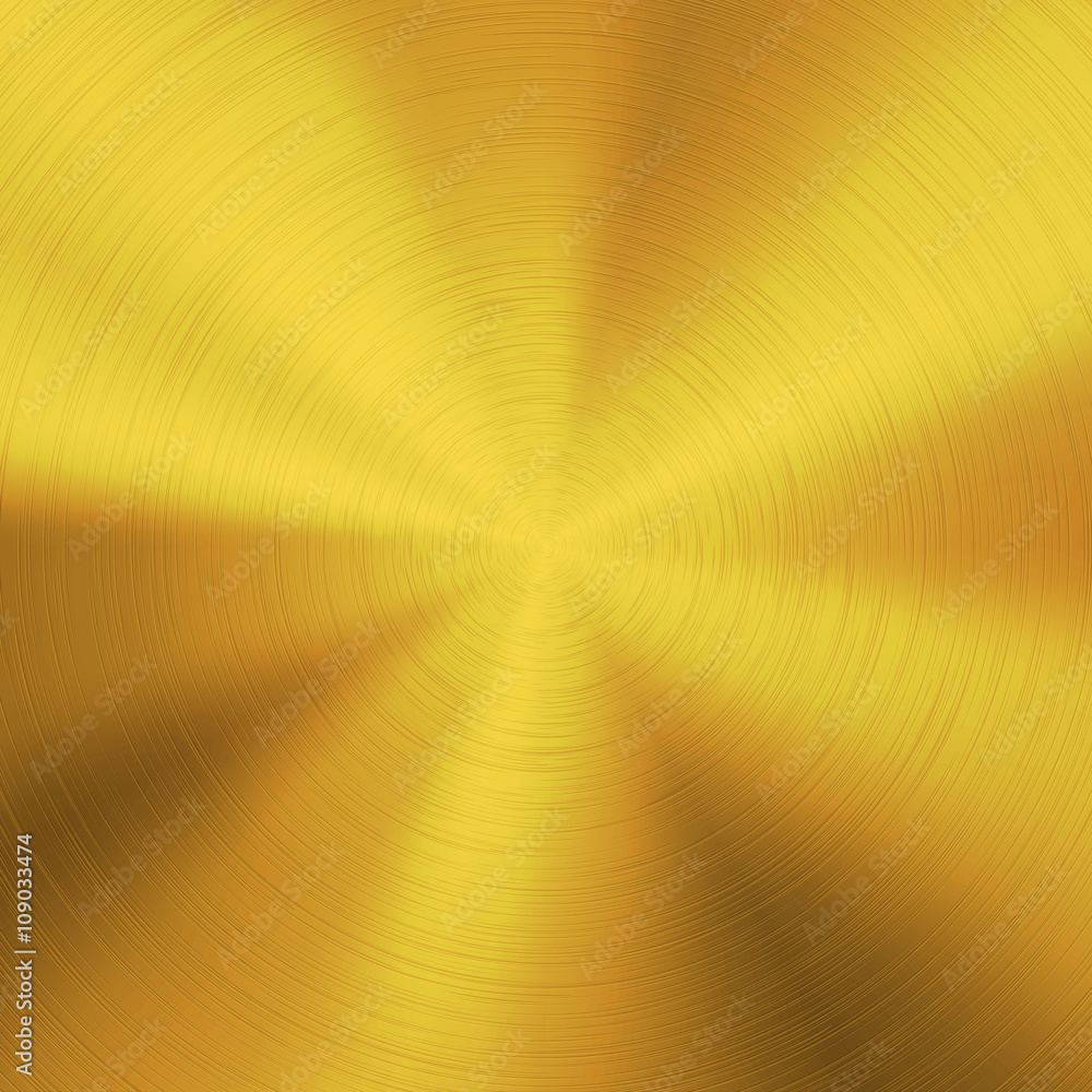Vecteur Stock Gold abstract technology background with polished ...