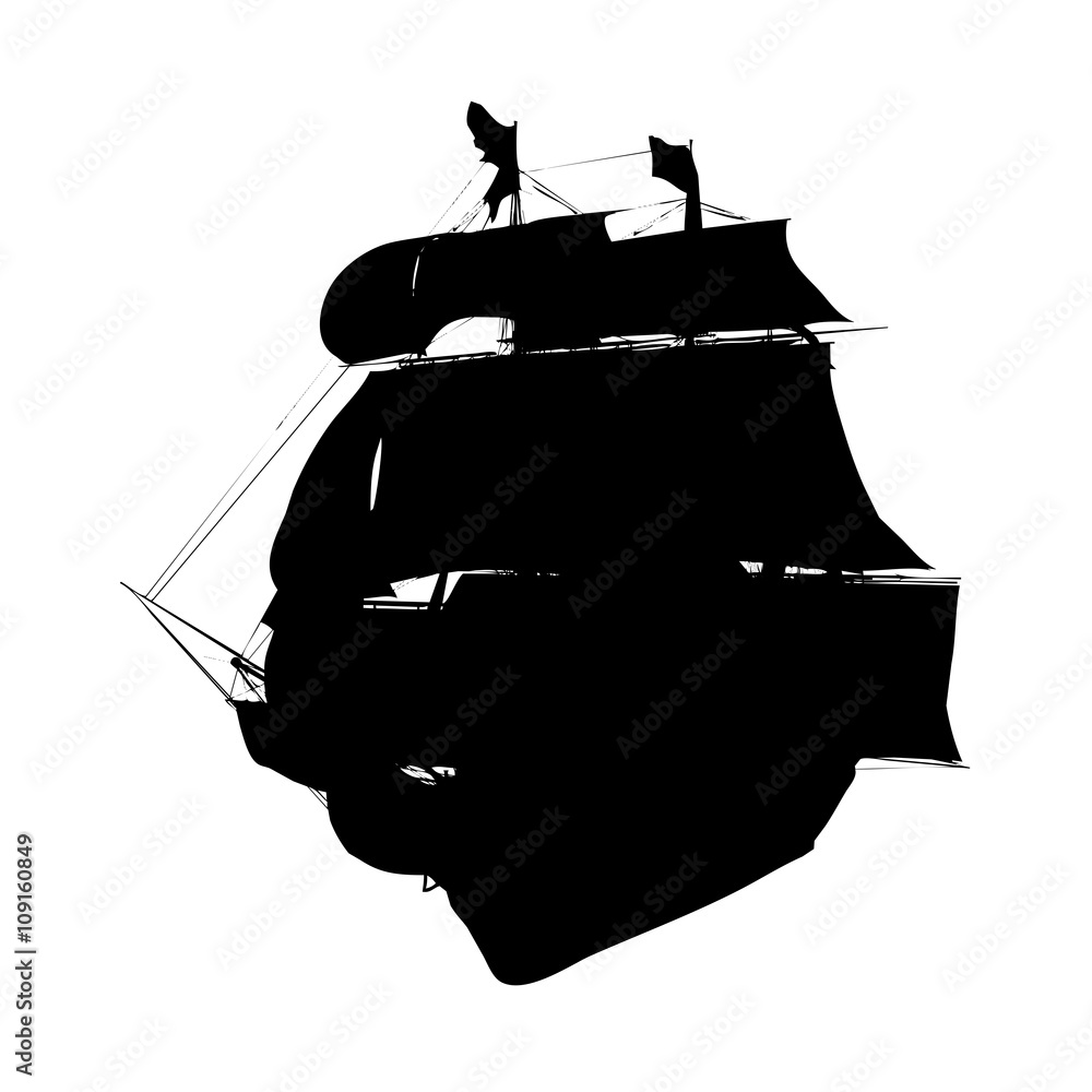 barco velero Stock Vector | Adobe Stock