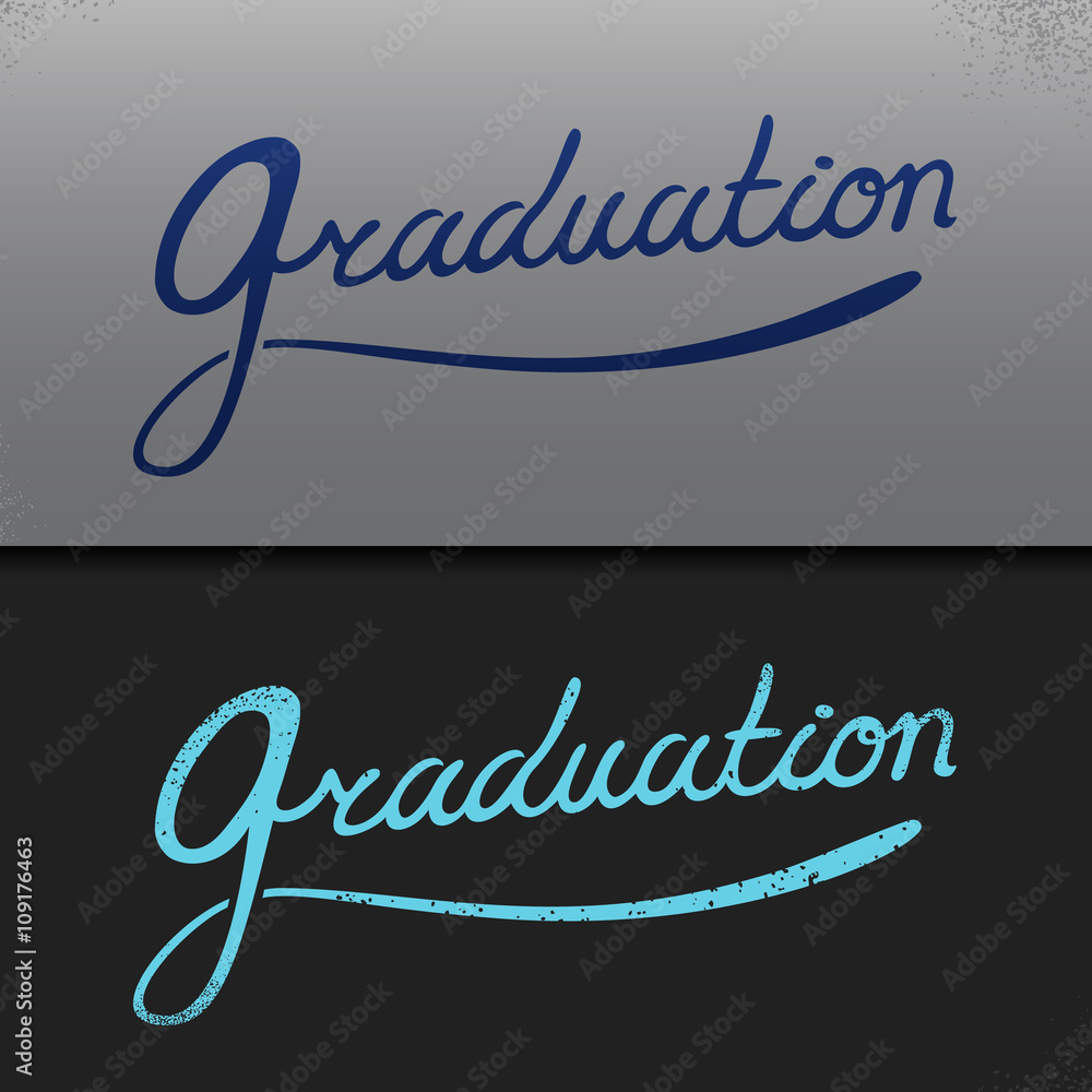 Graduation greeting card design / class of 2016 congratulations Stock ...